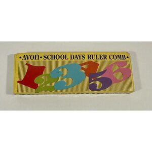 Avon | Accessories | Avon Novelty Plastic School Days Ruler Hair Comb ...
